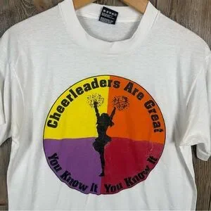 American Vintage | Shirts | Vintage 9s Cheerleaders Are Great You Know ...